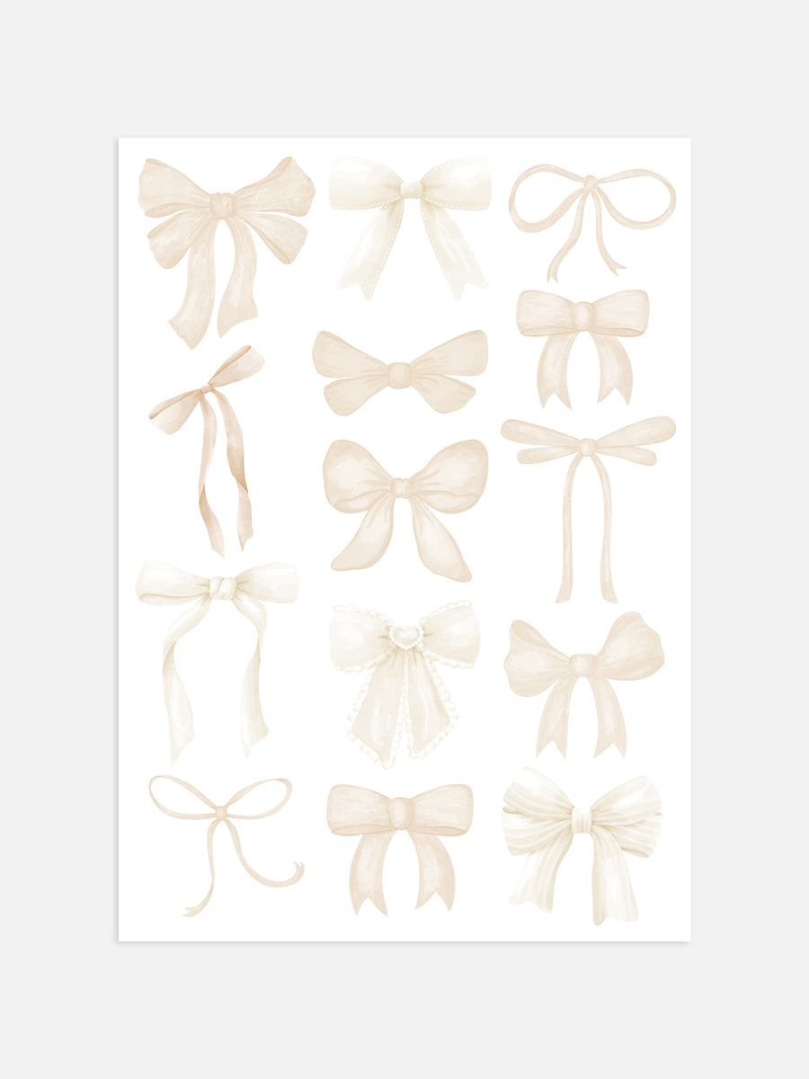 Coquette Bows Print | Digital Download – Luxe Poster Co