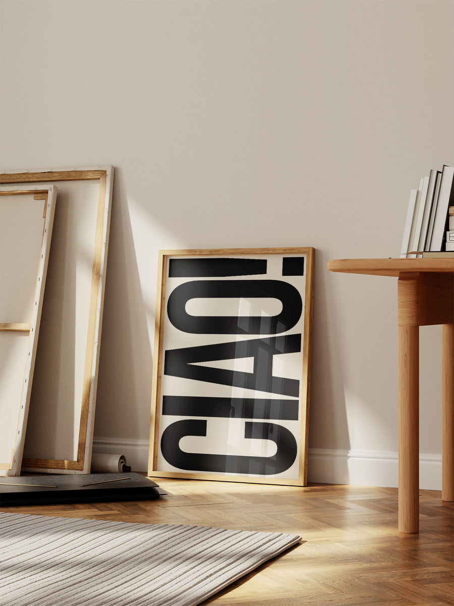 Ciao Italian Poster – Luxe Poster Co