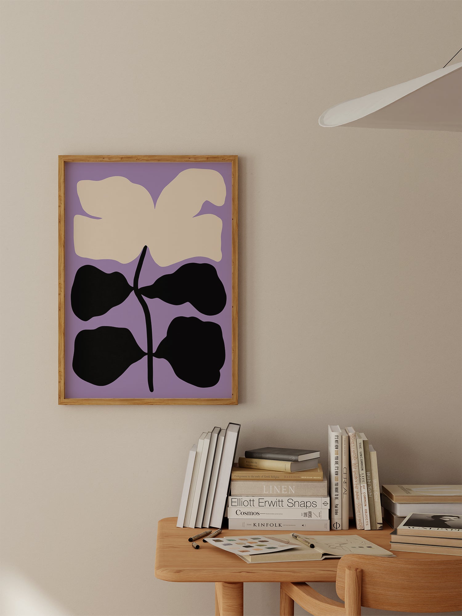 Wavy Flower Poster – Luxe Poster Co