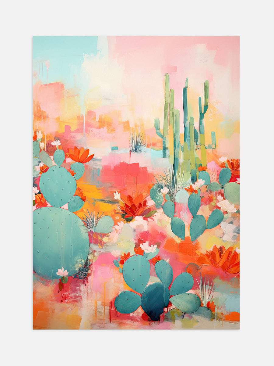 Abstract Desert Art Print – Luxe Poster Co