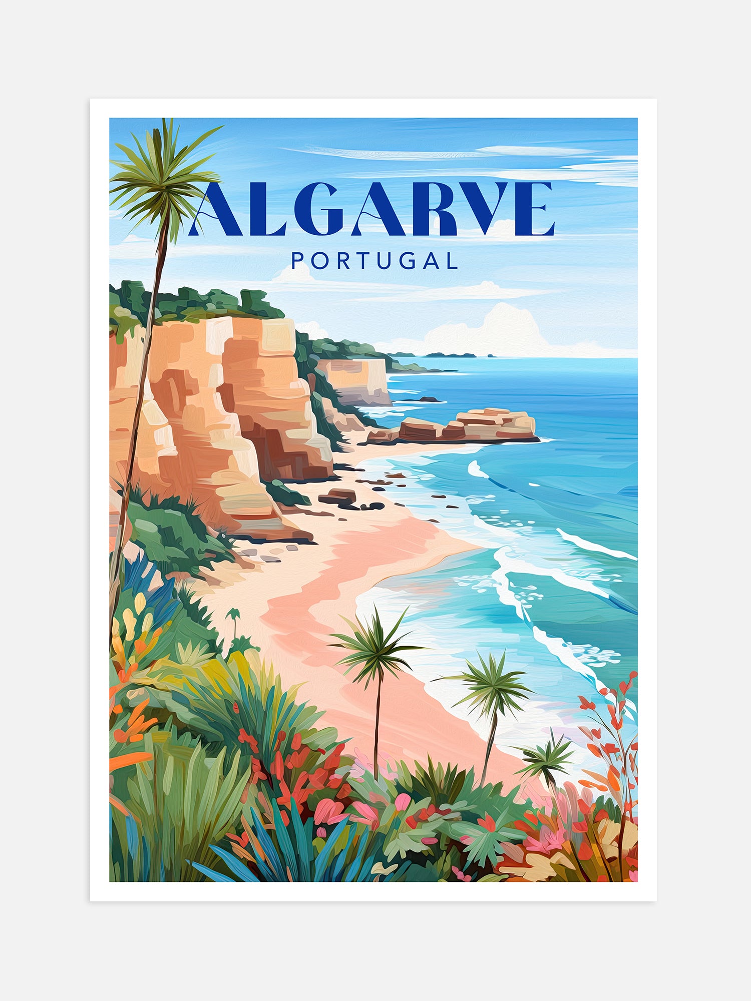 Algarve Portugal Art Print – Luxe Poster Co