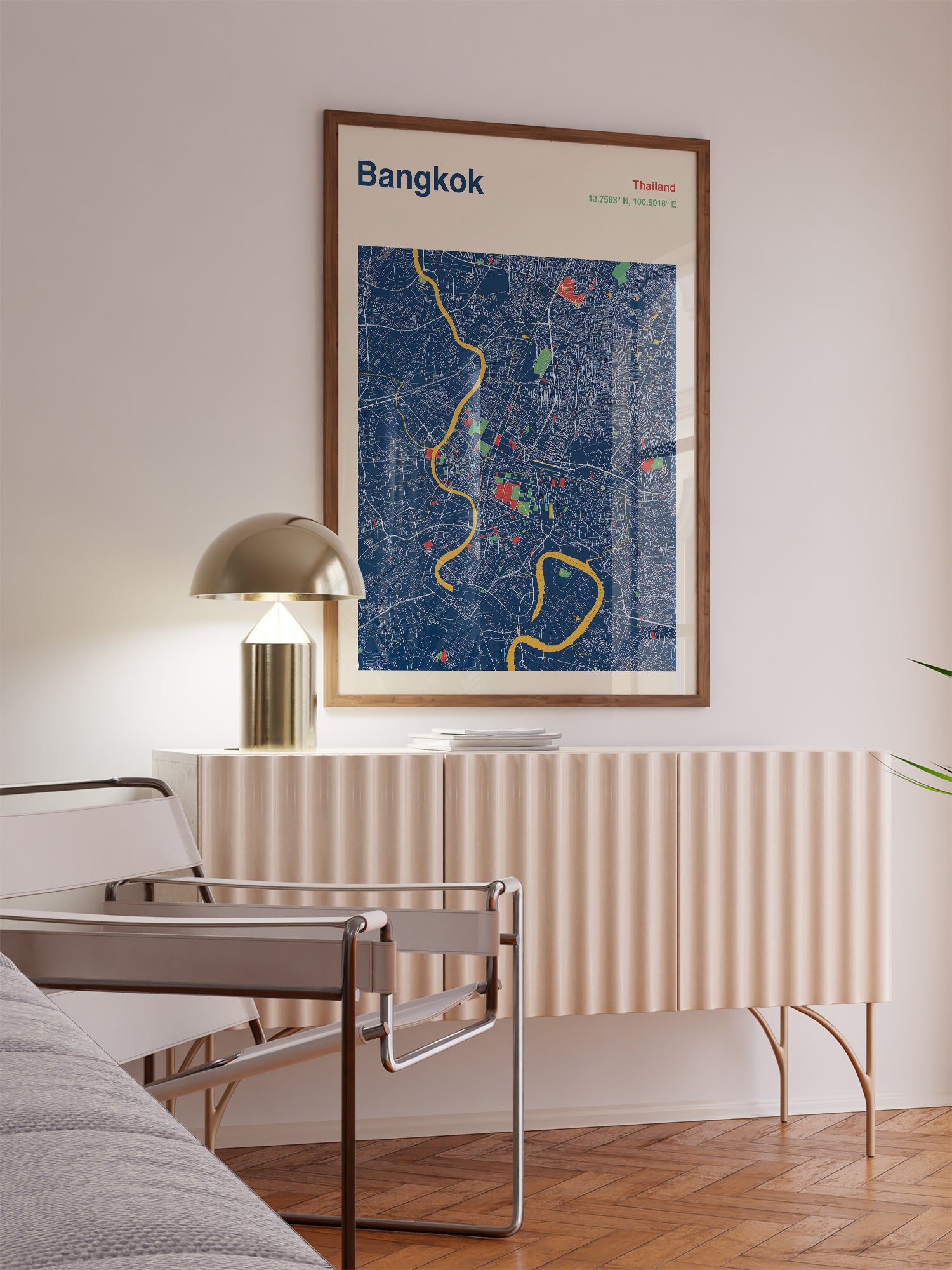 Bangkok Map Print – Luxe Poster Co