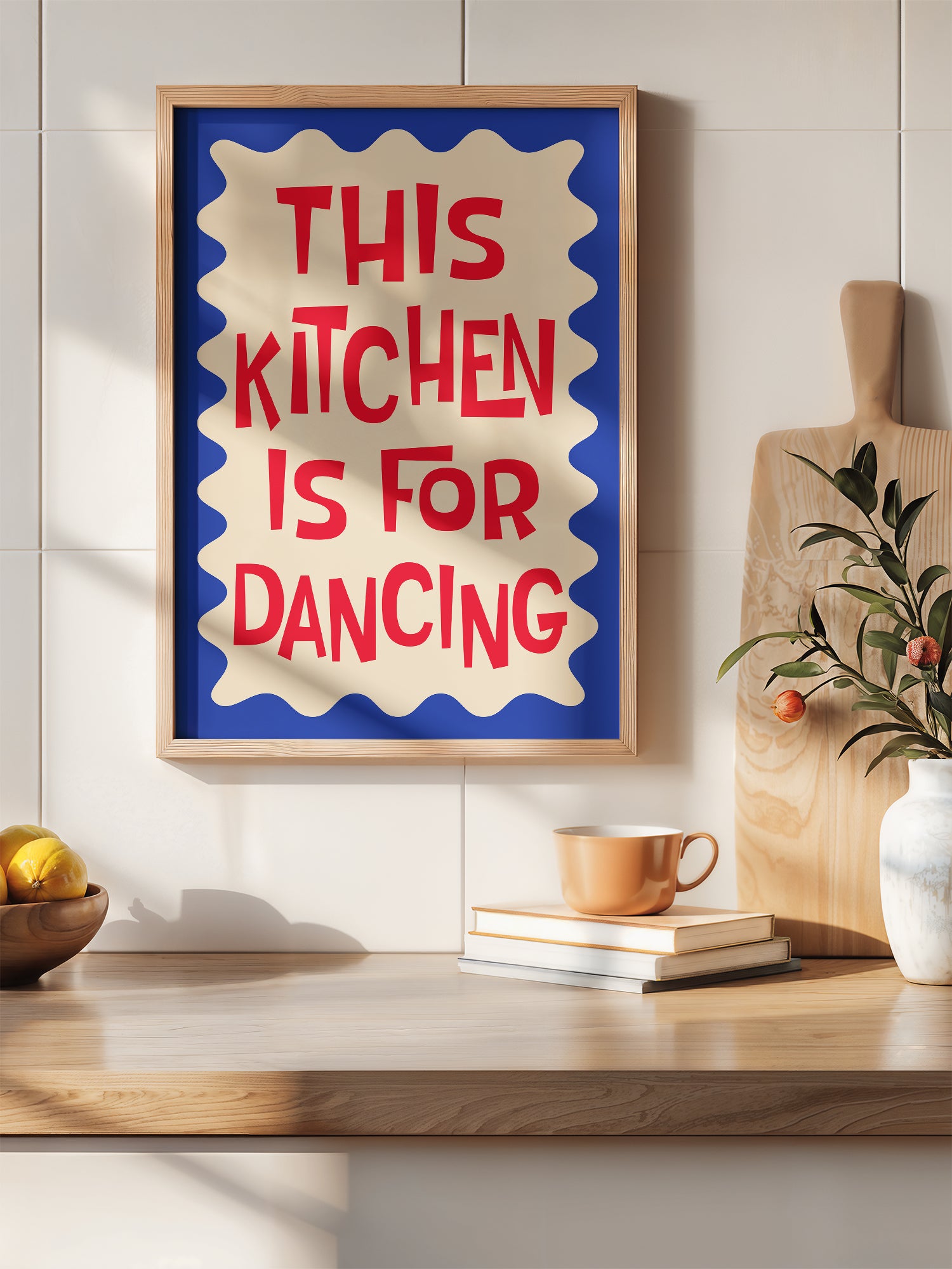 Retro Kitchen Disco Poster – Luxe Poster Co