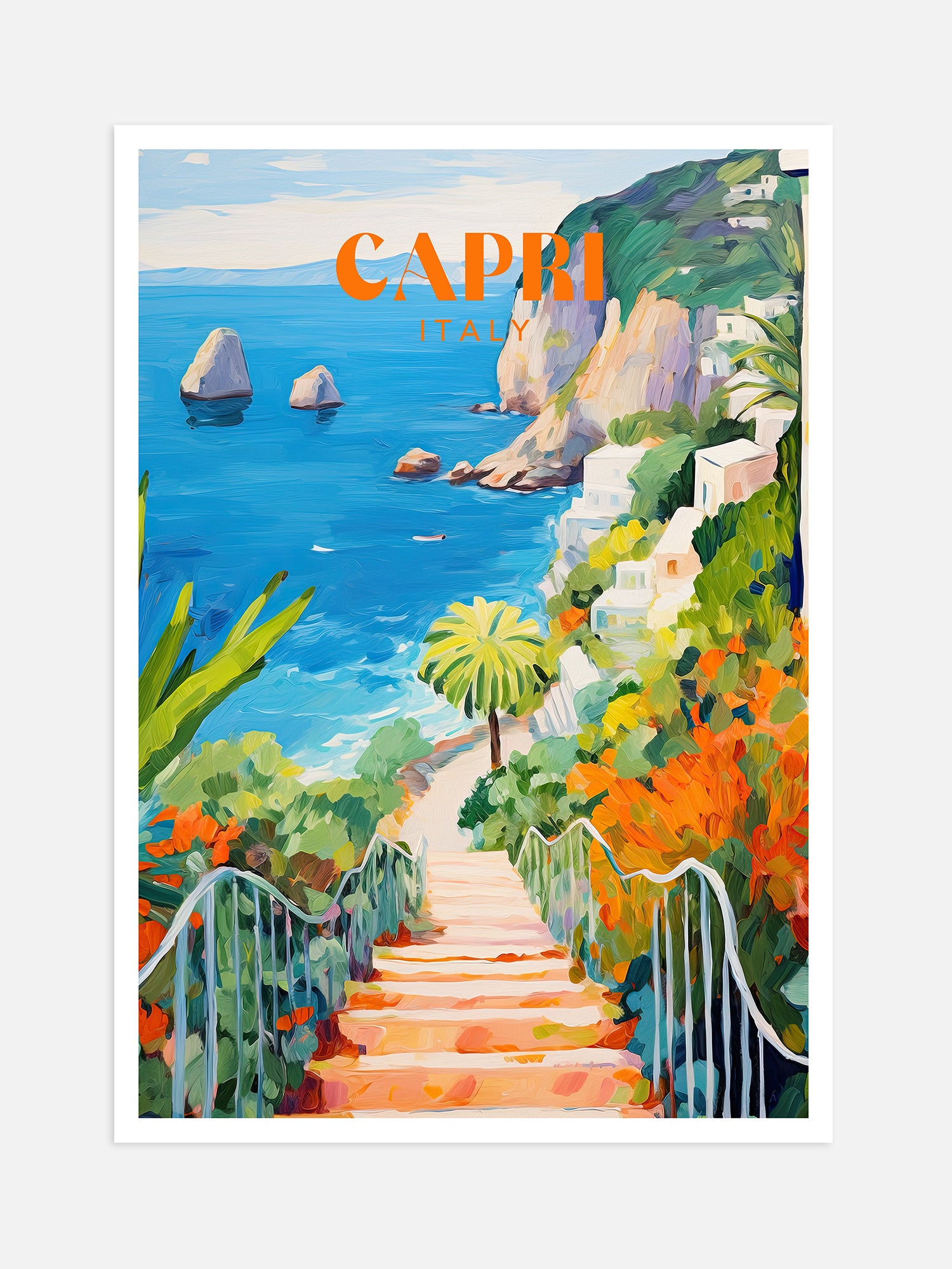 Capri Art Print – Luxe Poster Co