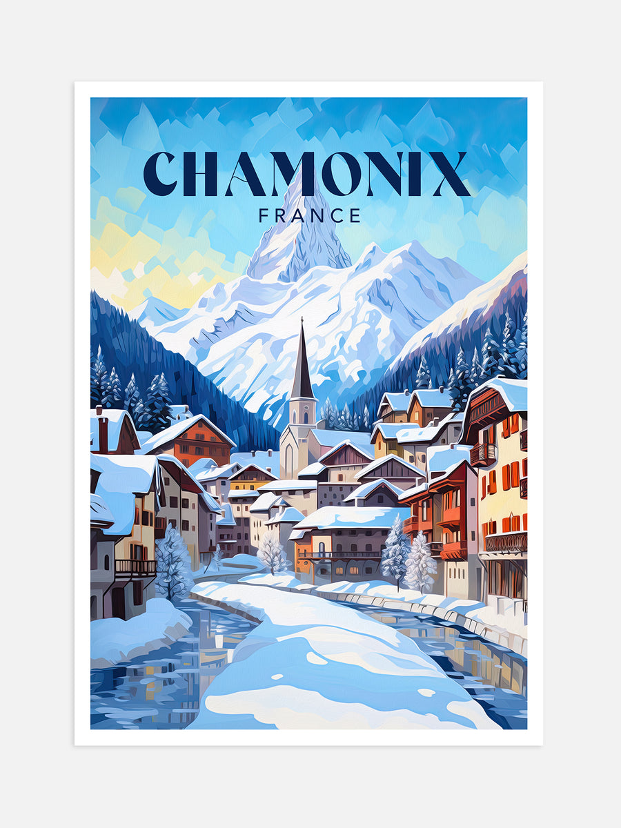 Chamonix Art Print – Luxe Poster Co