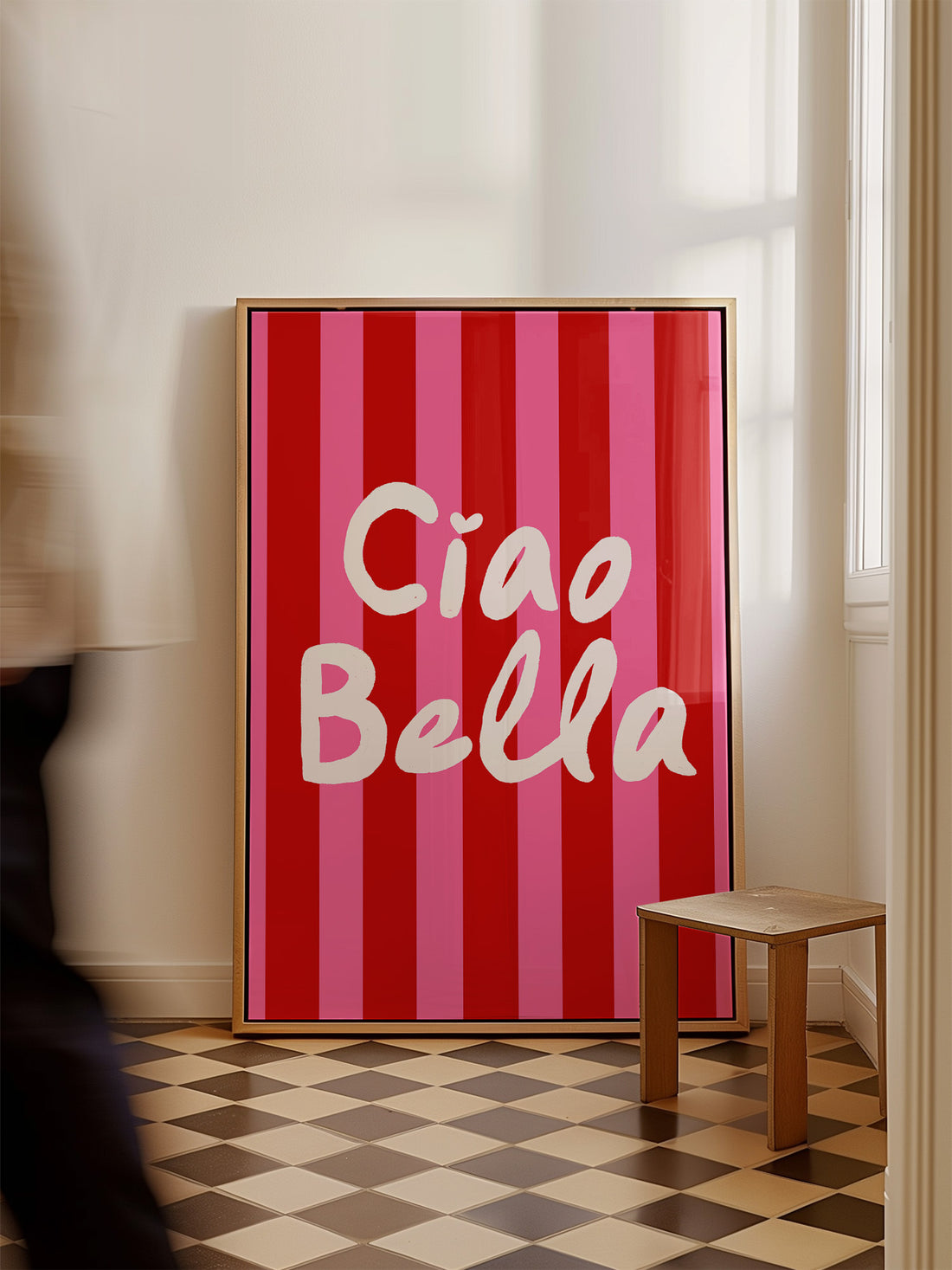 Pink Ciao Bella Print – Luxe Poster Co