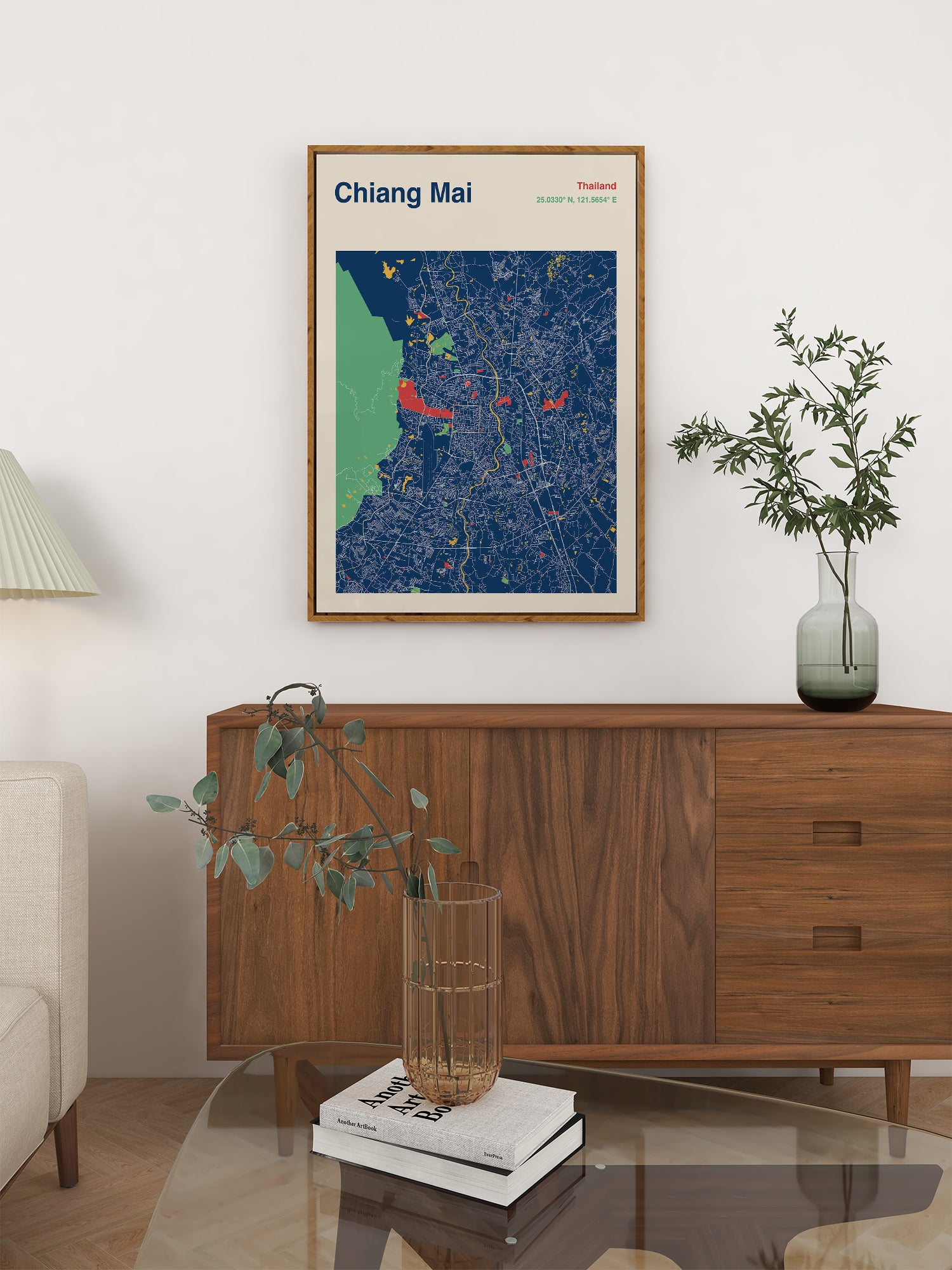 Chiang Mai Map Print – Luxe Poster Co