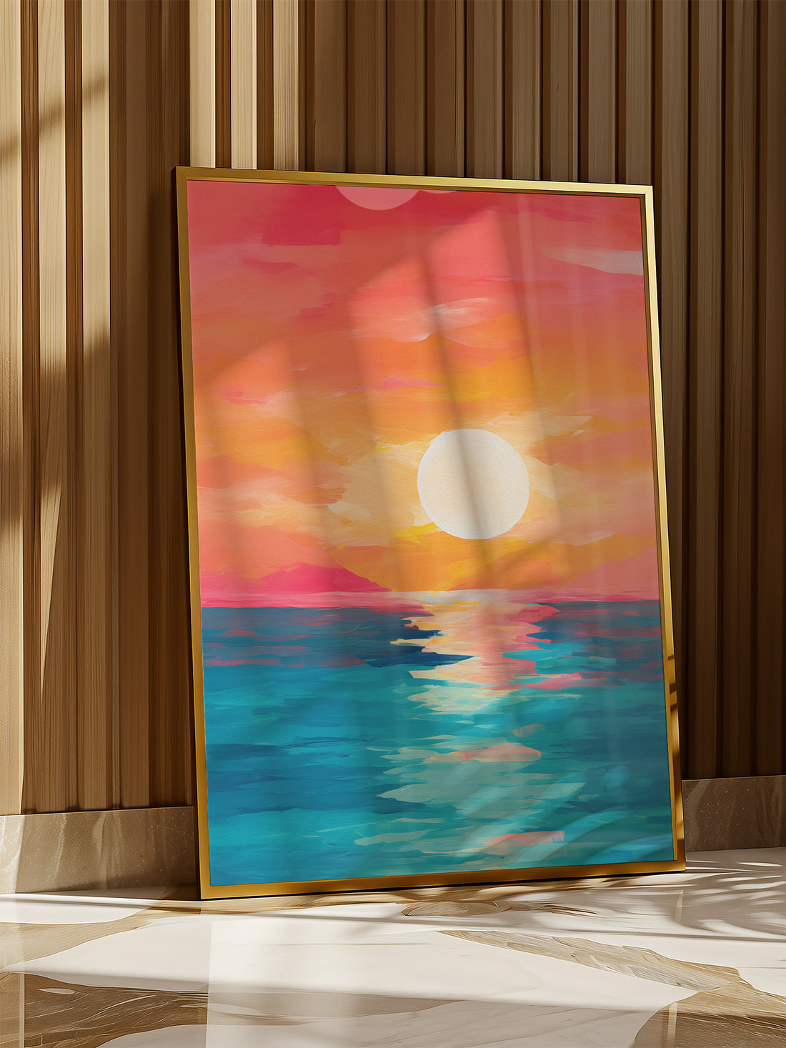 Abstract Modern Sunset | Digital Download – Luxe Poster Co
