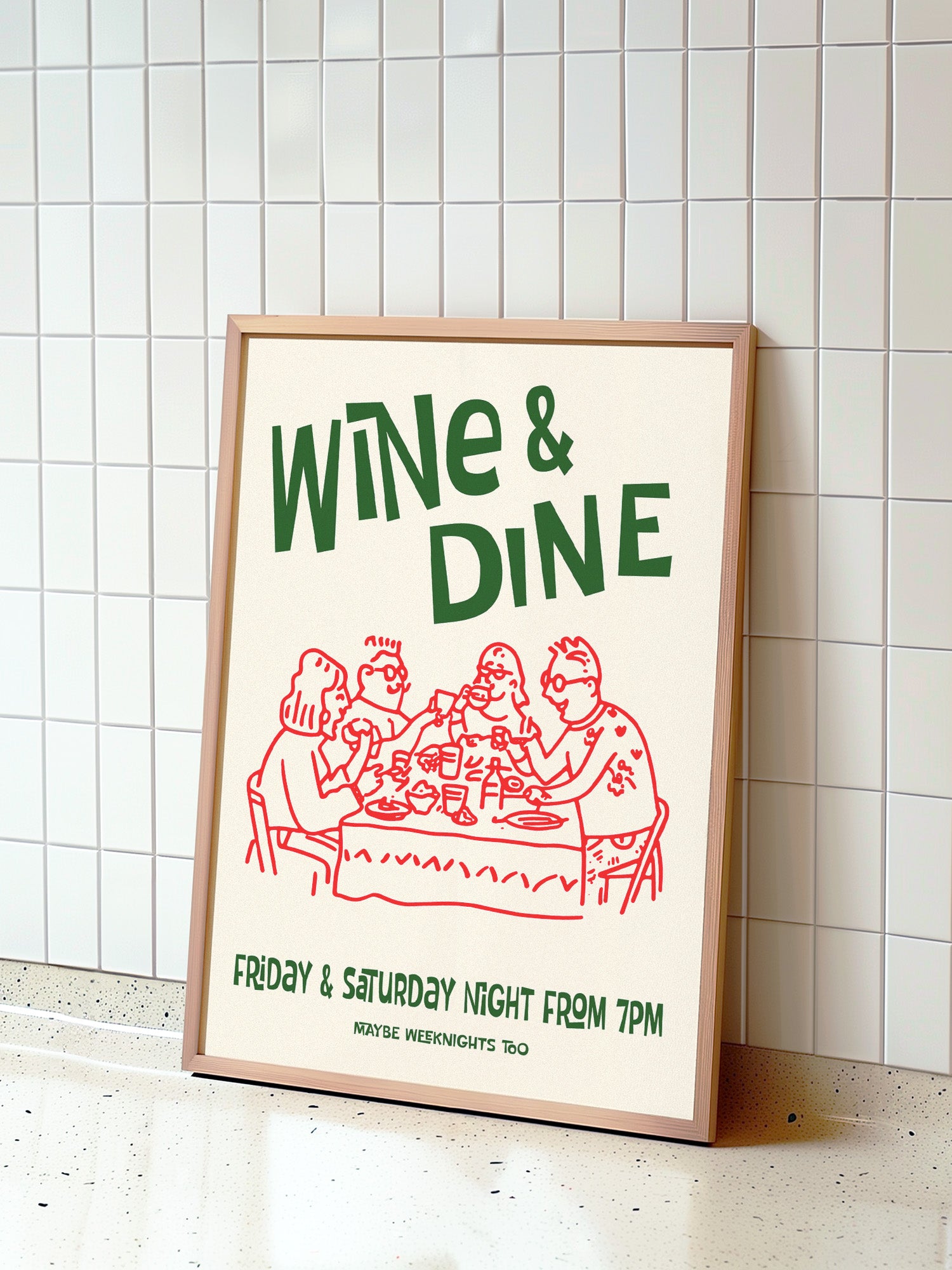 Dinner Party Print | Digital Download – Luxe Poster Co