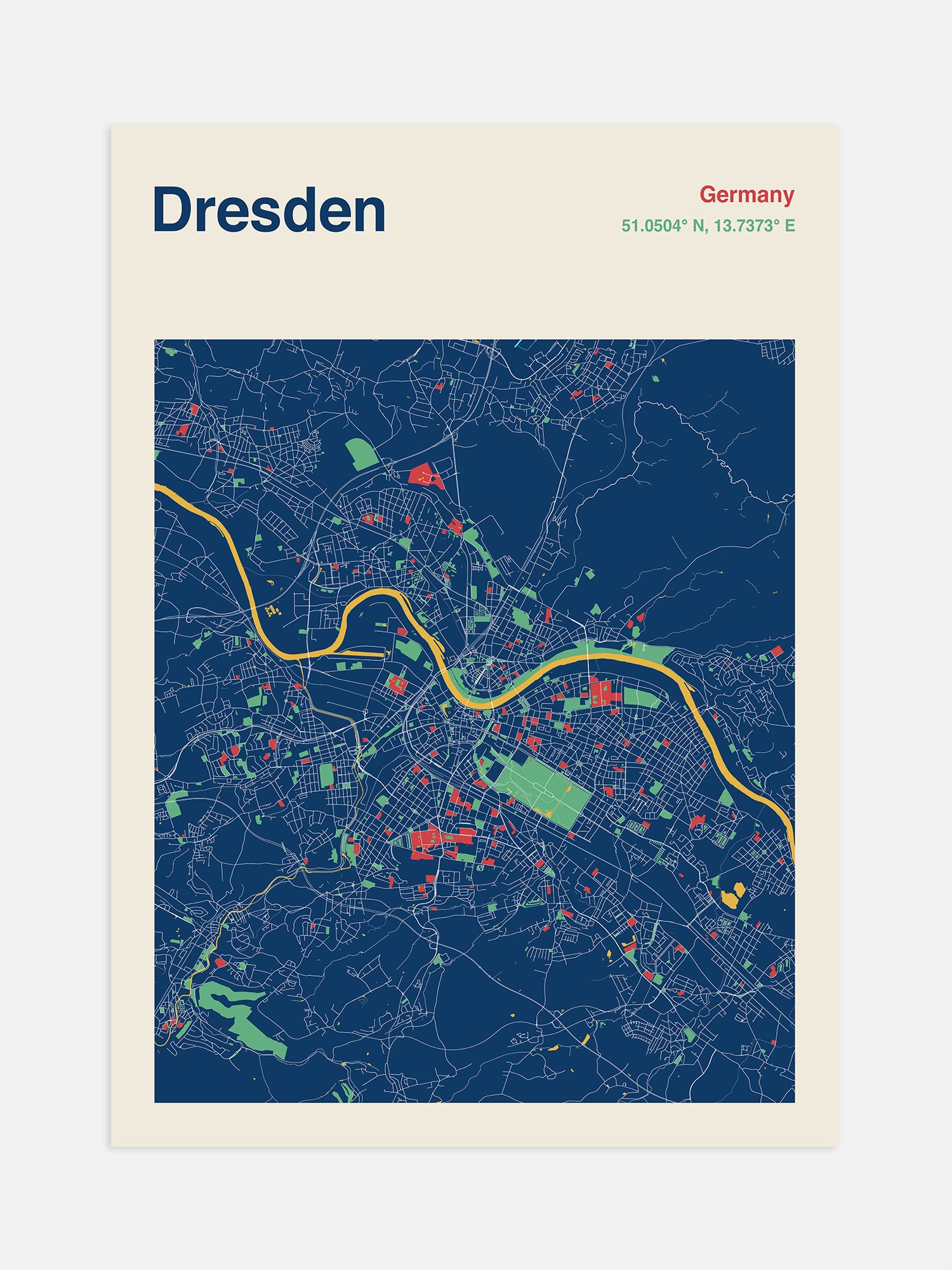 City Map Prints – Luxe Poster Co