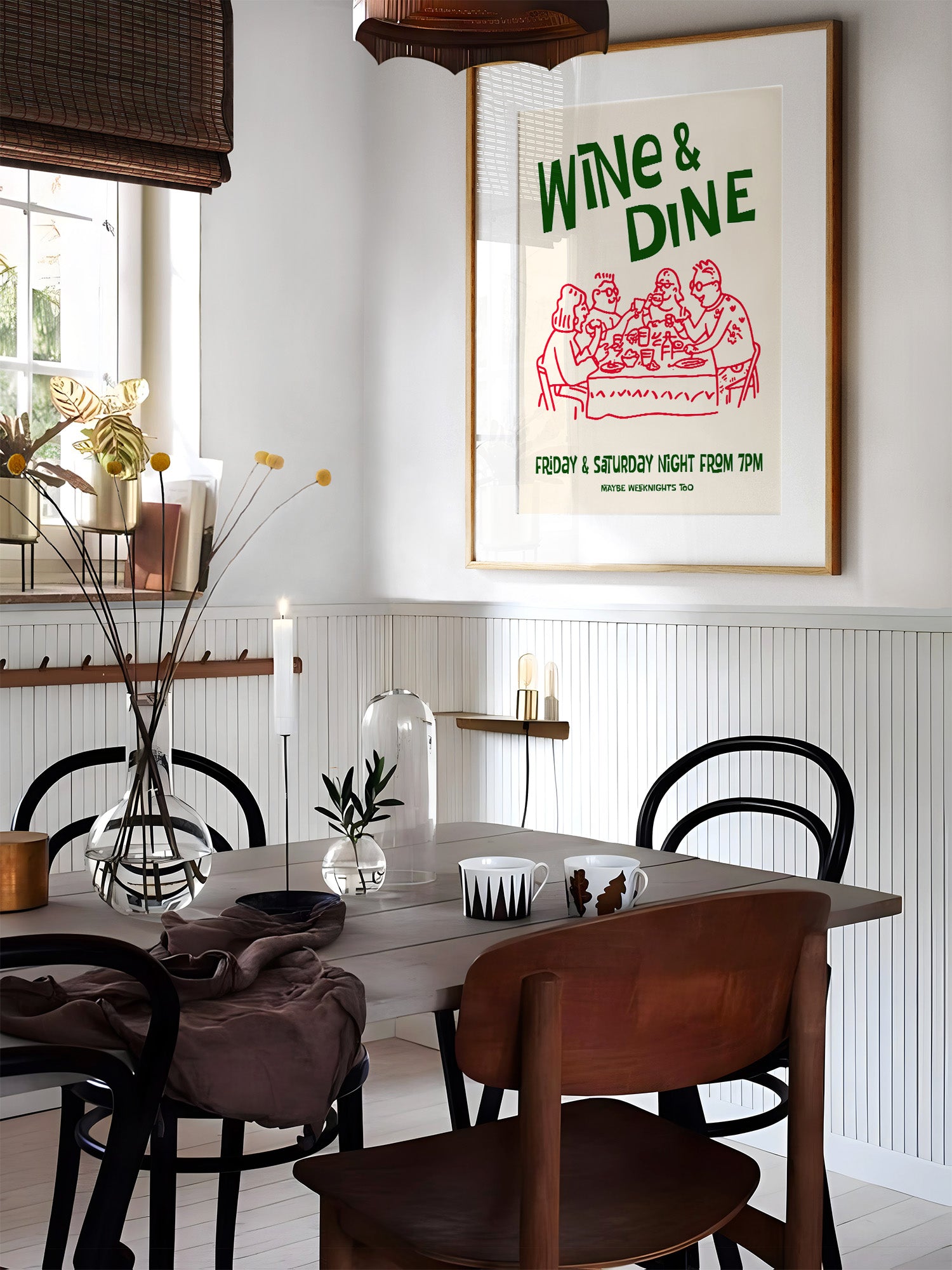 Dinner Party Print | Digital Download – Luxe Poster Co