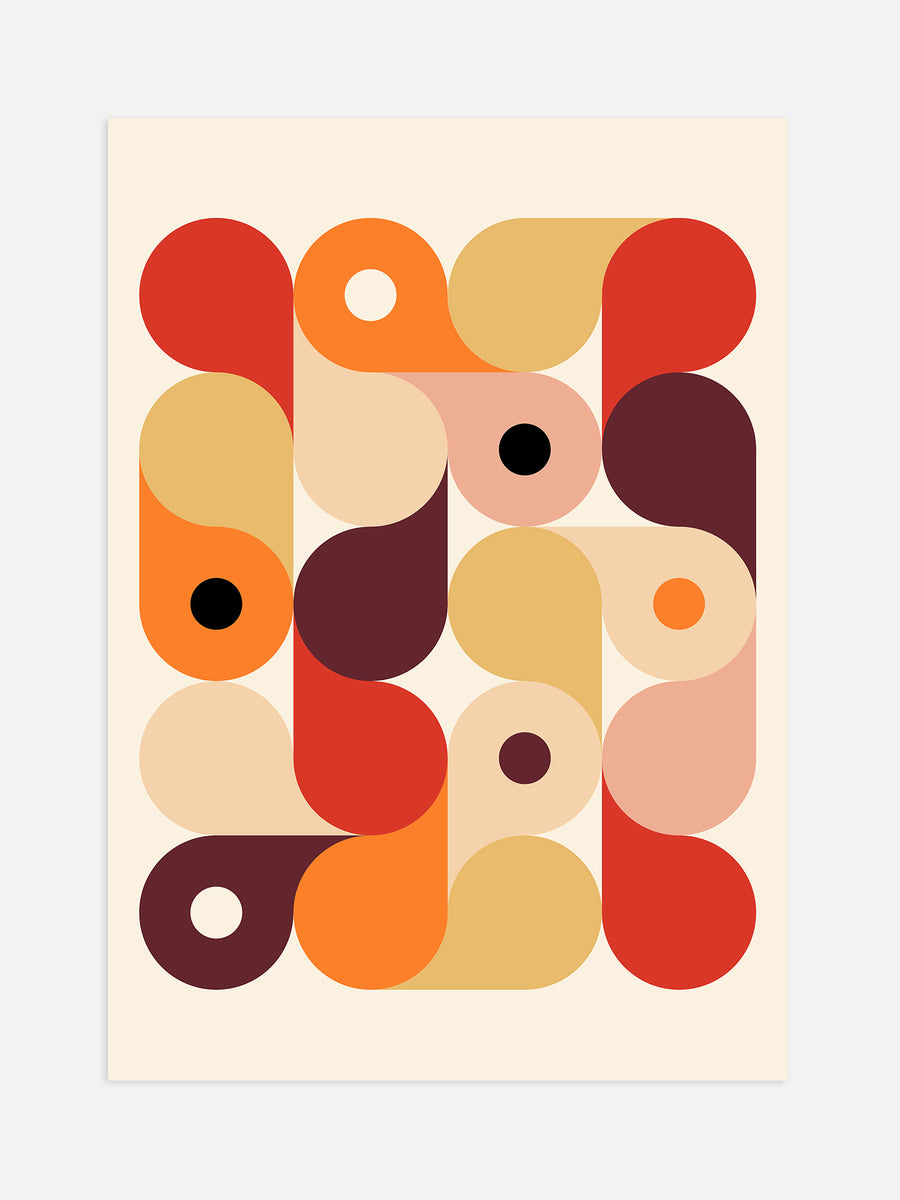 Geometric Flow Poster – Luxe Poster Co