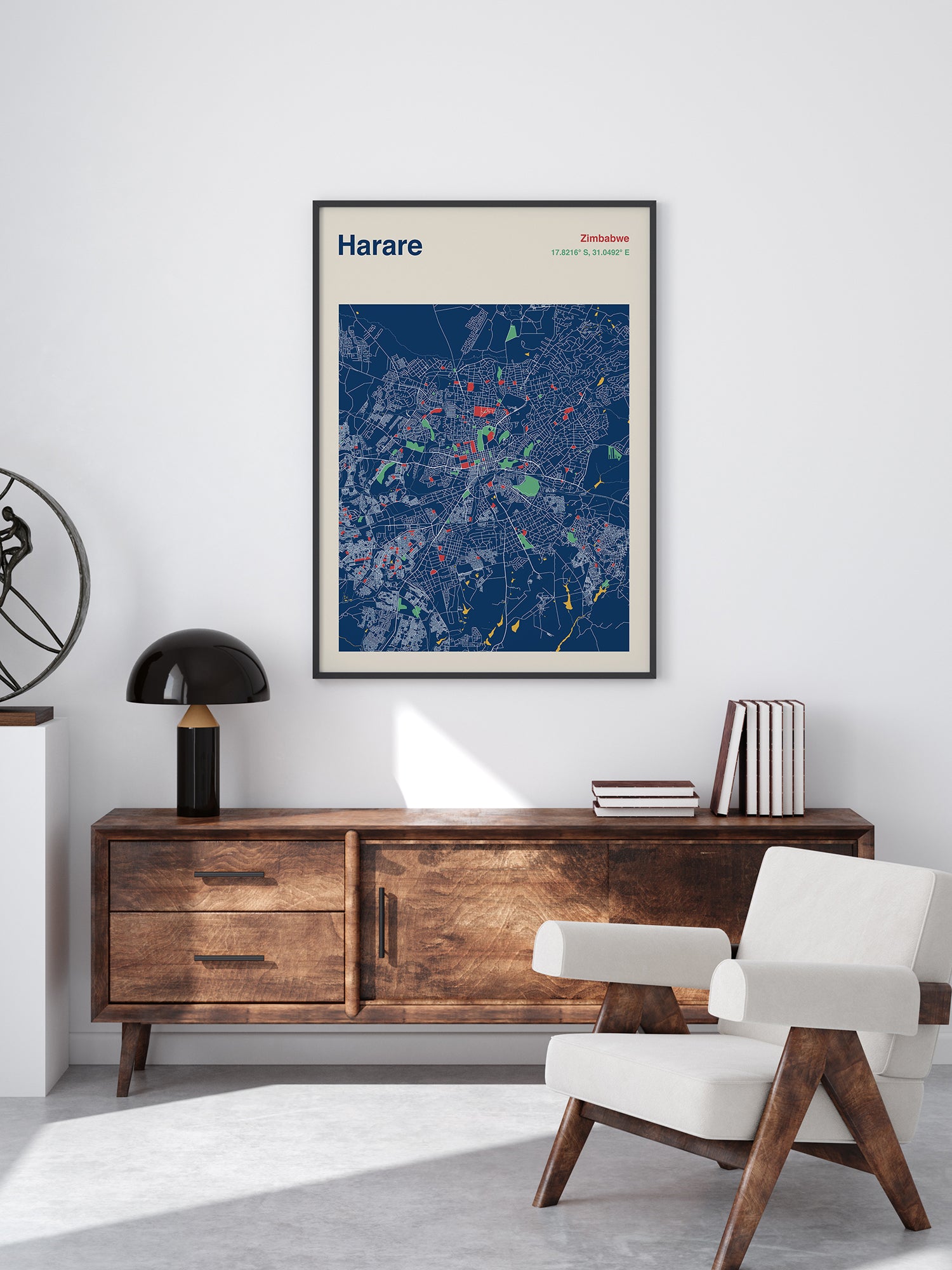 Africa Map Posters – Luxe Poster Co