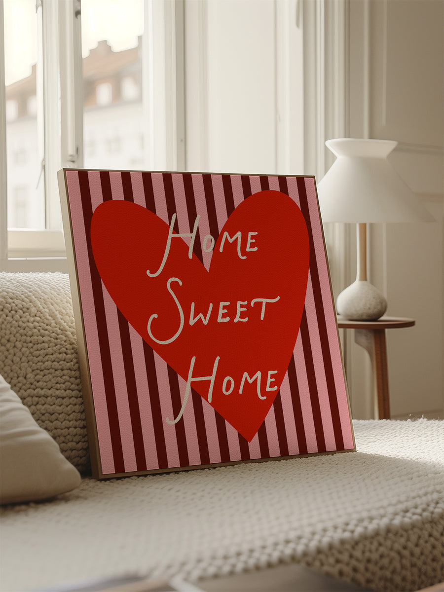 Home Sweet Home Art Print, Trendy Hallway Wall Art – Luxe Poster Co