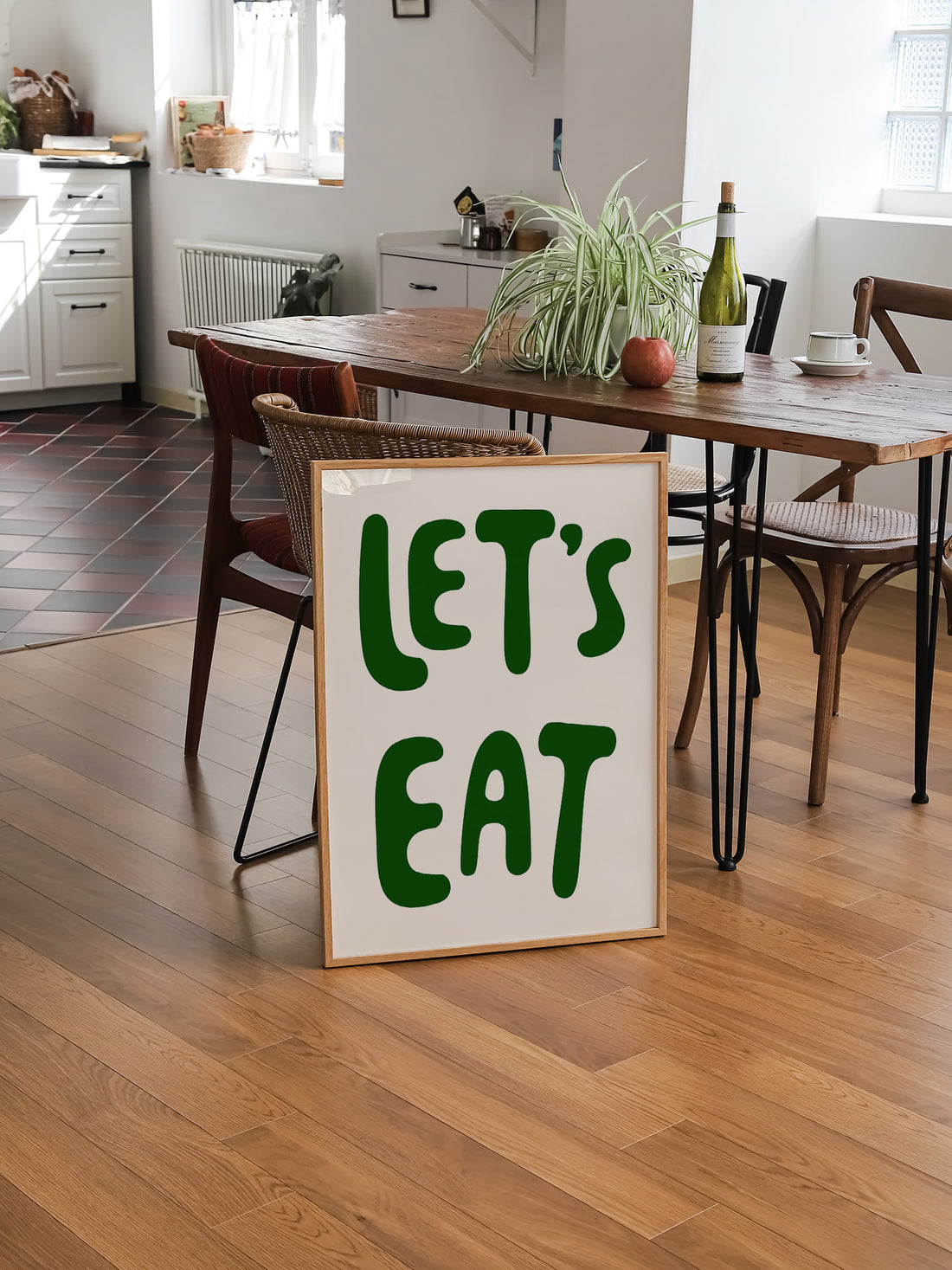 Let's Eat Print | Digital Download – Luxe Poster Co