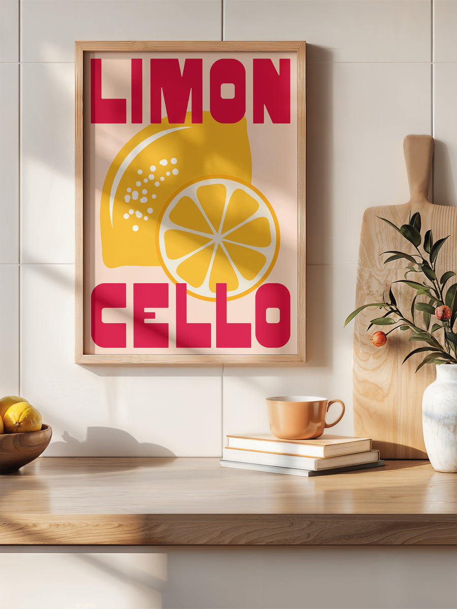 Limoncello Cocktail Poster | Digital Download – Luxe Poster Co
