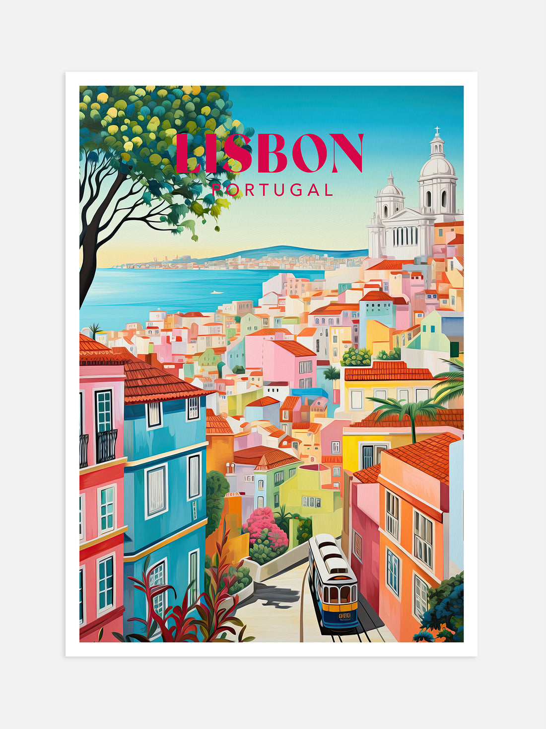 Lisbon Art Print – Luxe Poster Co