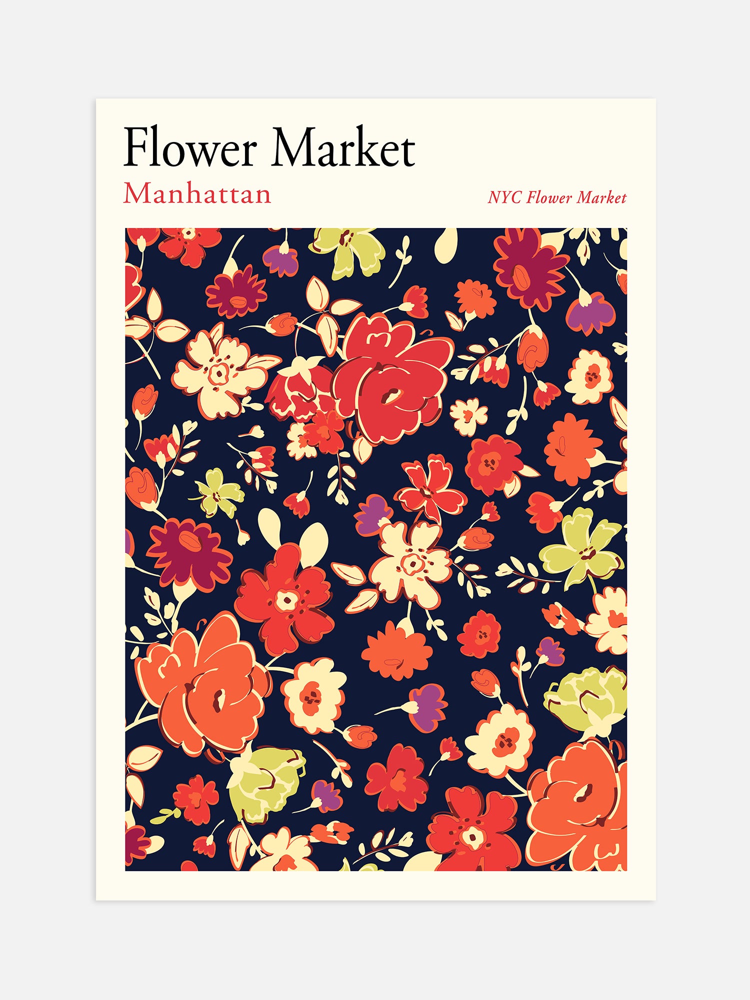 Flower Market Prints – Luxe Poster Co