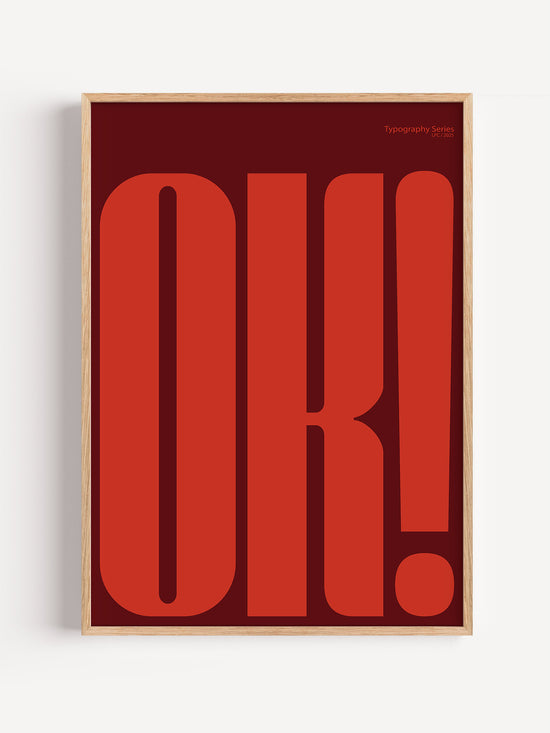 Posters Typography – Luxe Poster Co