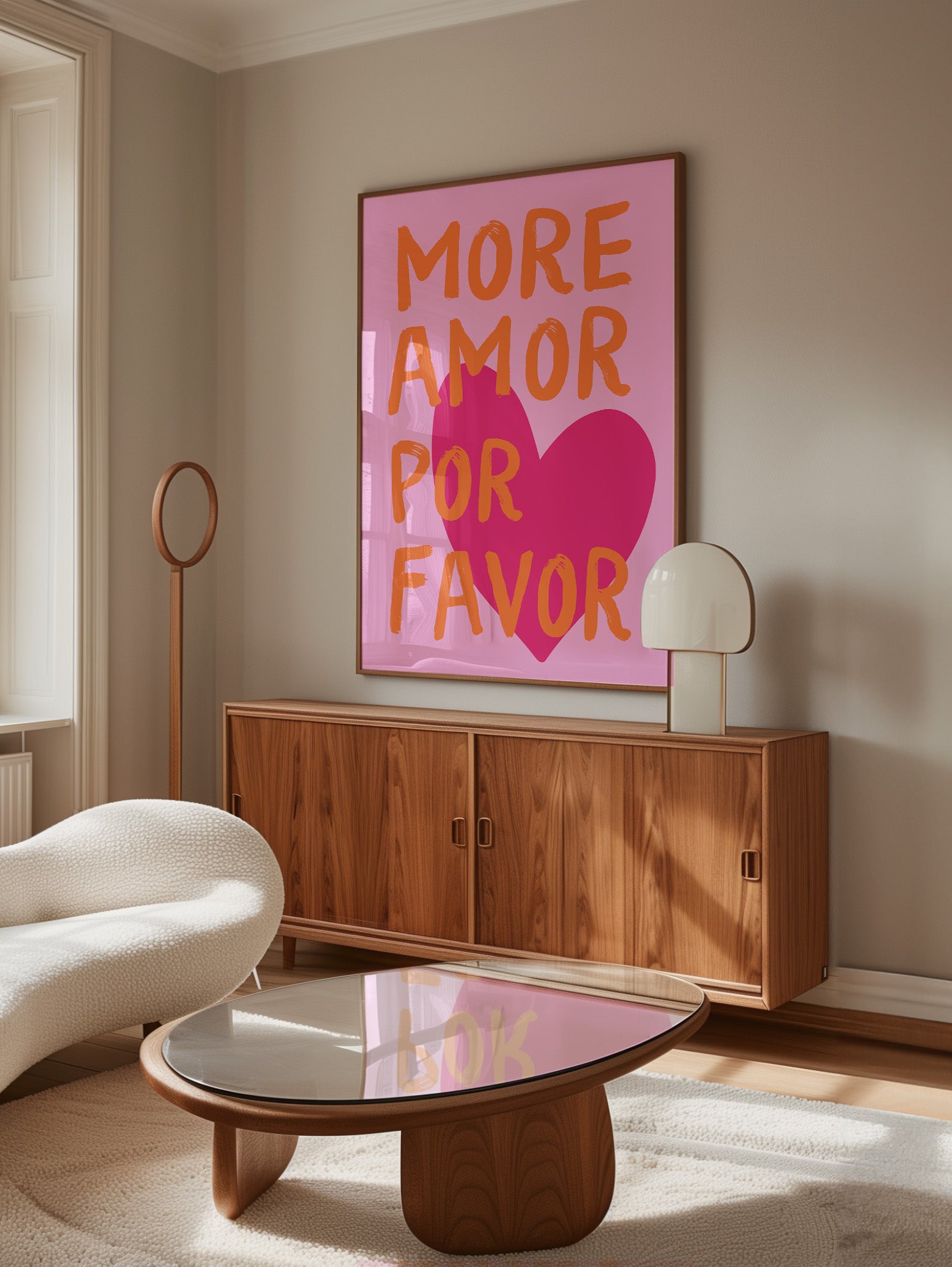 Hand Drawn More Amor Print – Luxe Poster Co