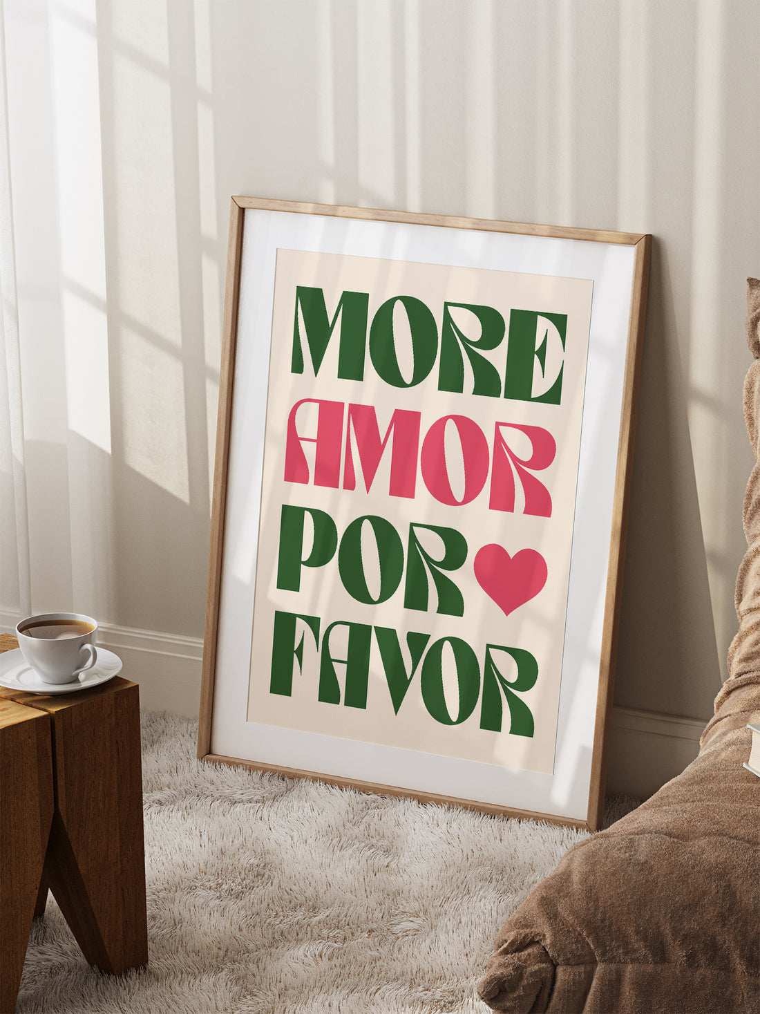 More Amor Por Favor Poster – Luxe Poster Co
