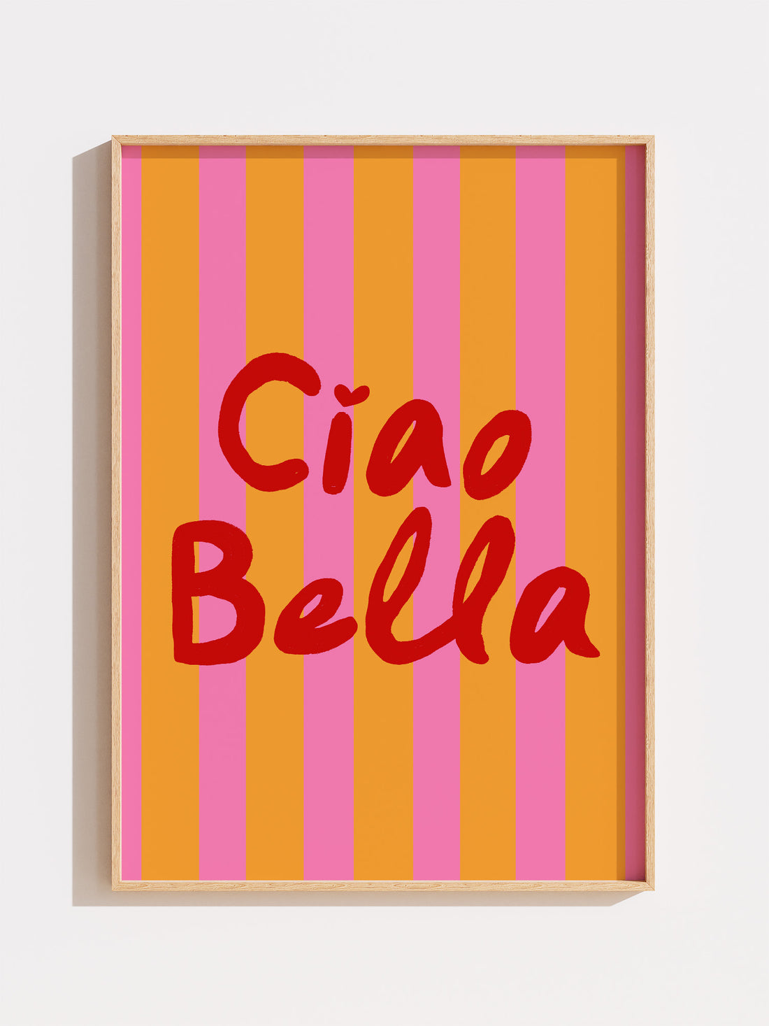 Red Ciao Bella Print – Luxe Poster Co