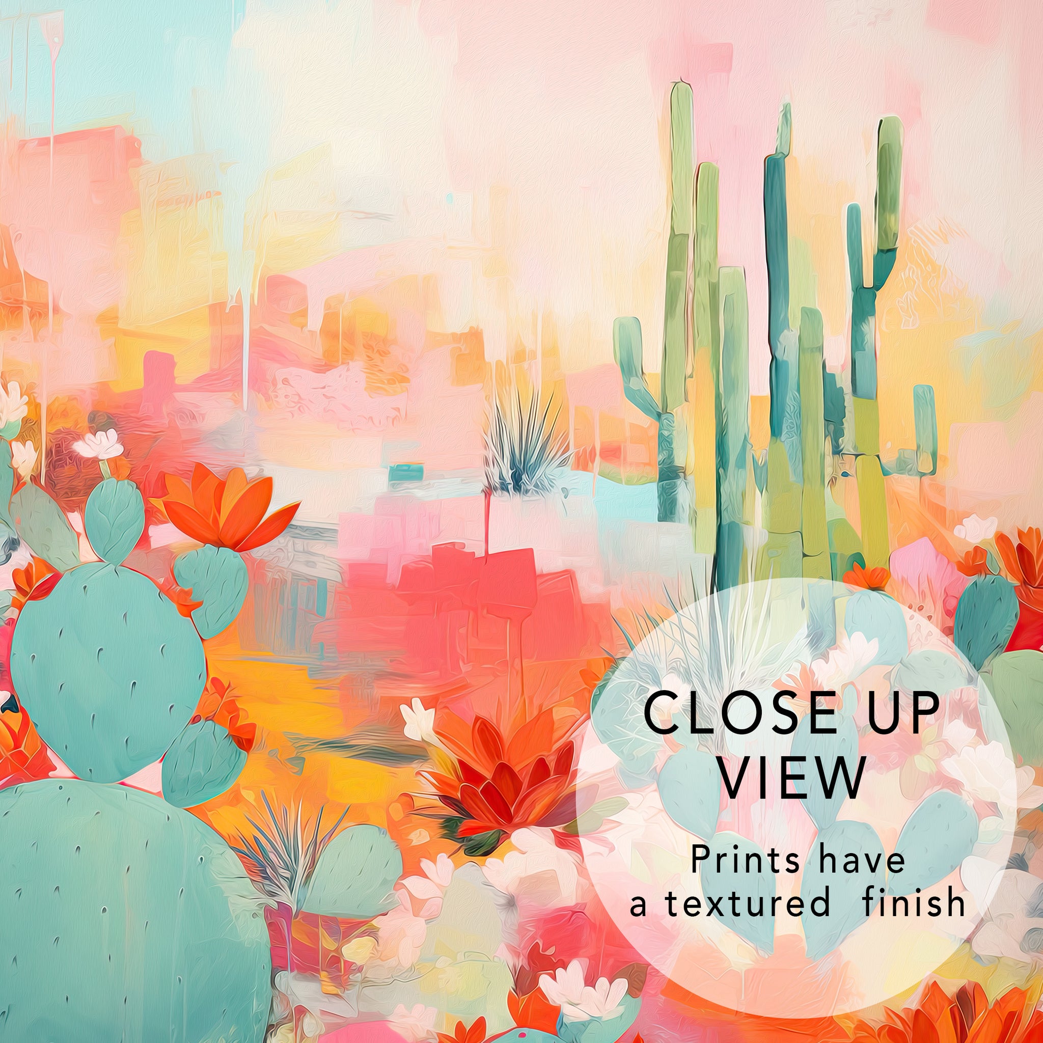 Abstract Desert Art Print – Luxe Poster Co