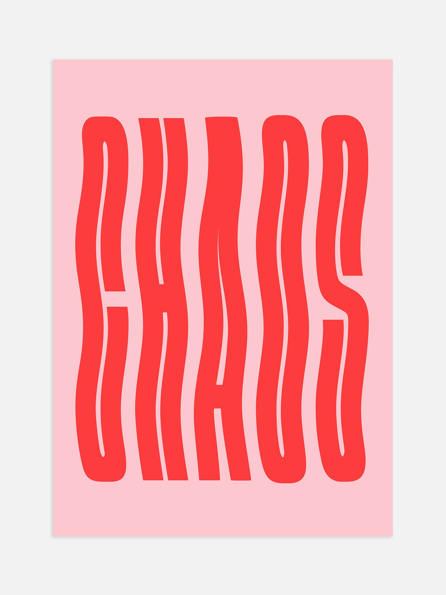 Pink Chaos Poster – Luxe Poster Co