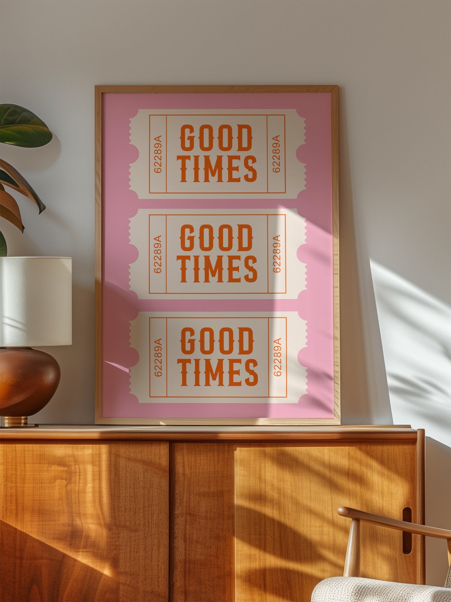 Good Times Ticket Poster | Digital Download – Luxe Poster Co