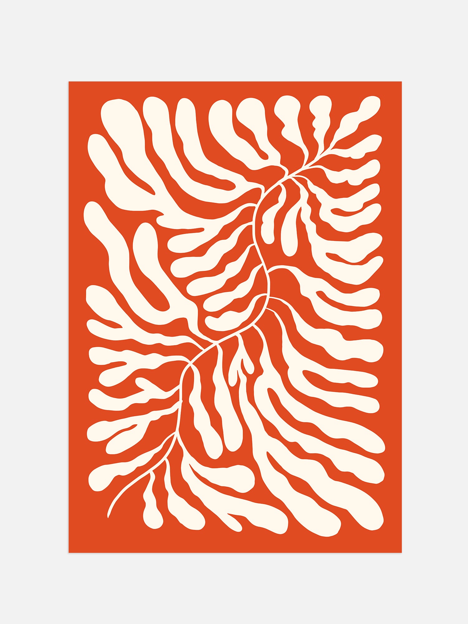 Abstract Wavy Leaf Print | Digital Download – Luxe Poster Co
