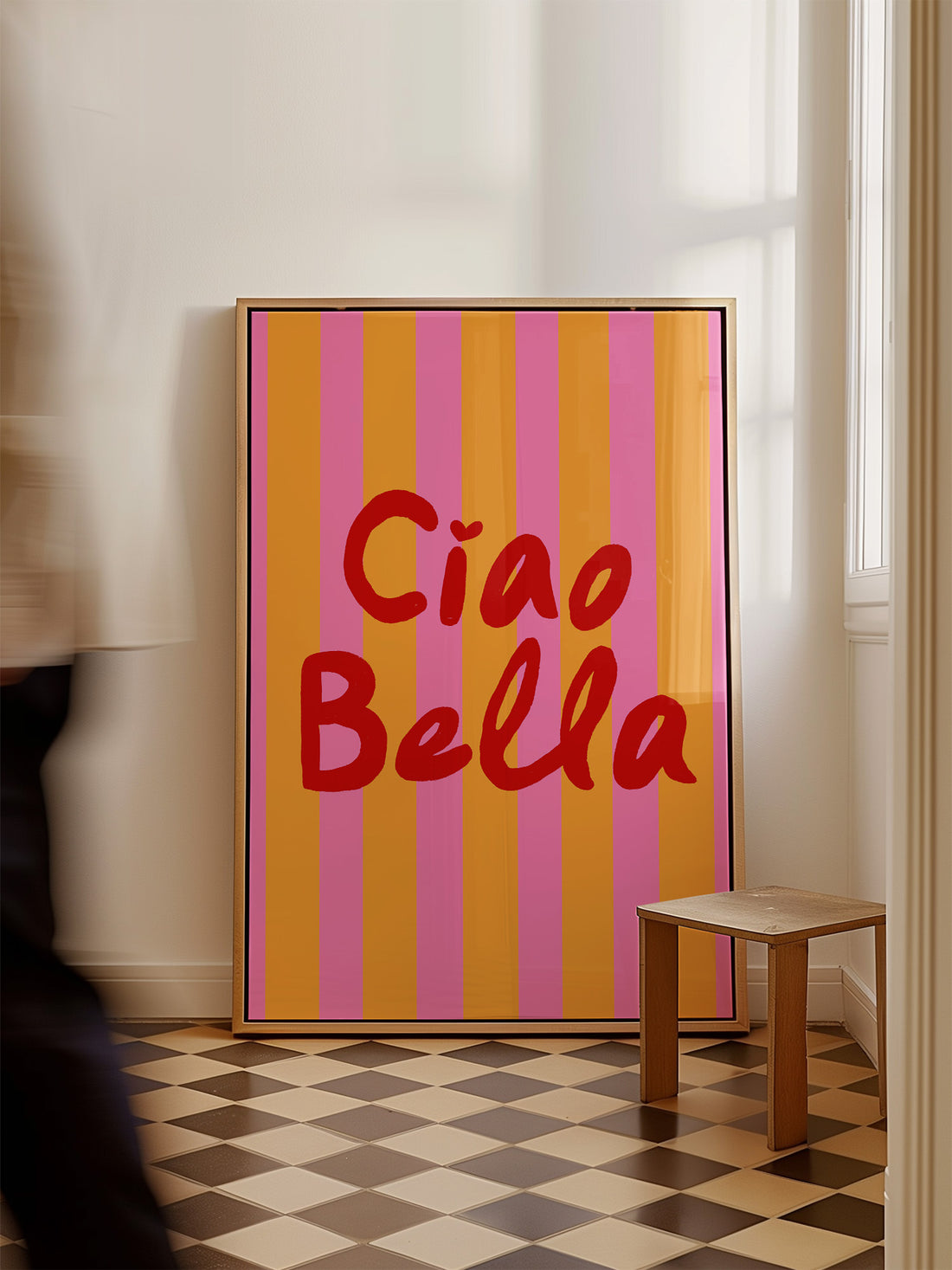 Red Ciao Bella Print – Luxe Poster Co