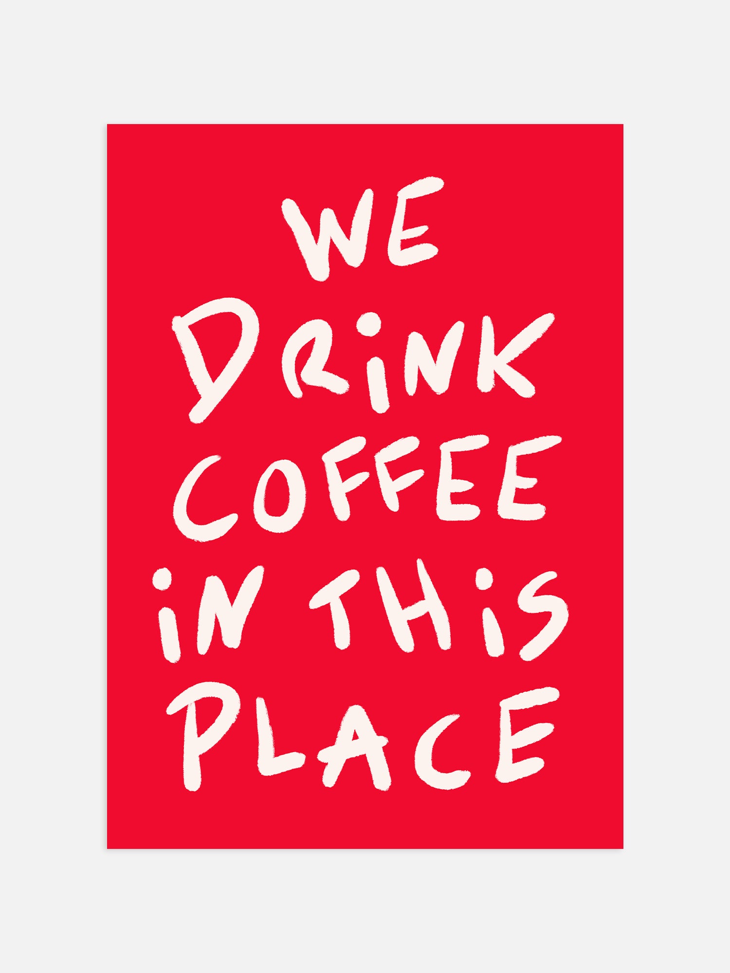 Coffee Typography Print | Digital Download – Luxe Poster Co