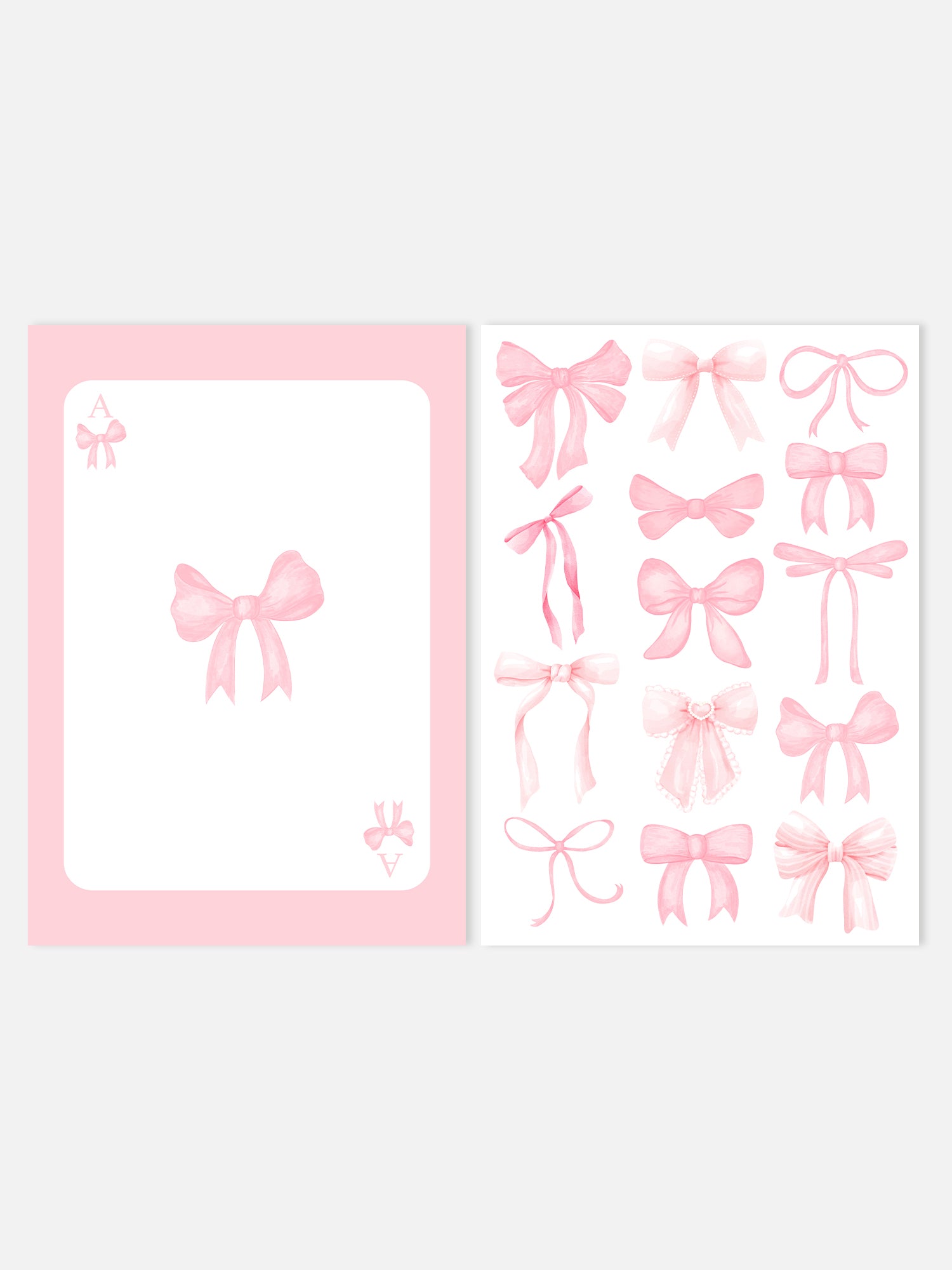 Pink Coquette Bows Set | Digital Download – Luxe Poster Co
