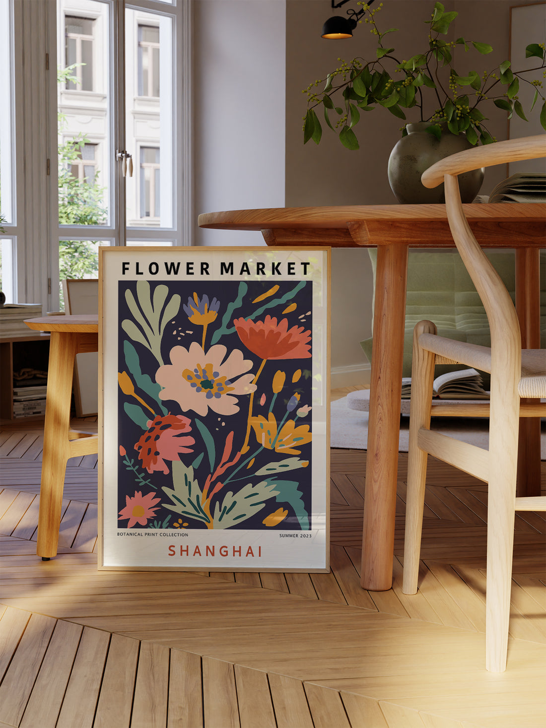 Shanghai Flower Market – Luxe Poster Co