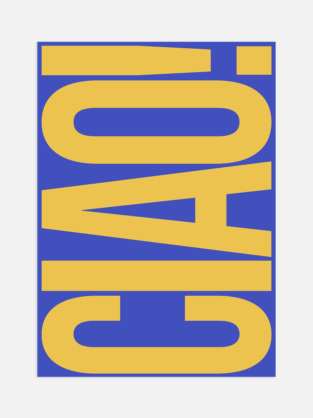 Yellow Ciao Italian Poster – Luxe Poster Co
