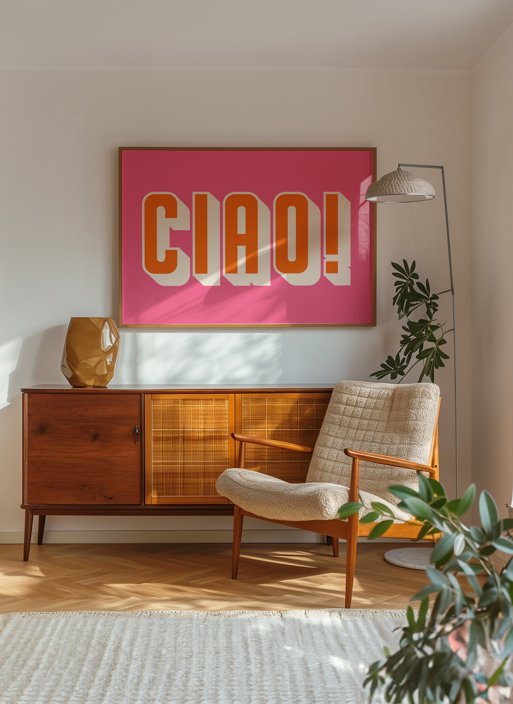 Pink Ciao Poster | Digital Download – Luxe Poster Co